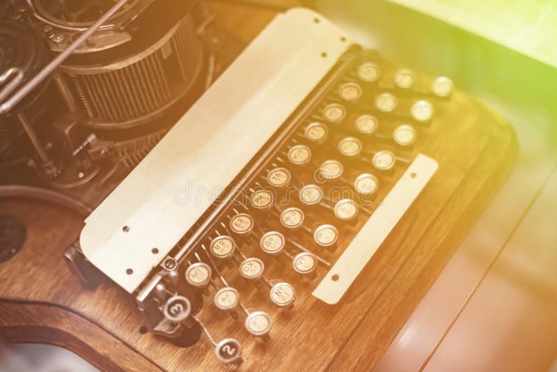 Type machine stock photo. Image of machine, print, retro - 1531534