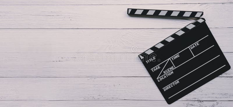 Close Up of a Vintage Wood Clapboard. Stock Image - Image of vintage ...