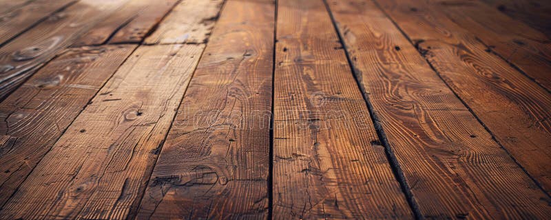 A Close-up of a Vintage Wooden Floor, Rich with Character and Texture ...