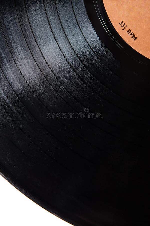 Vintage Vinyl Record Groove Close Up Stock Image - Image of detail ...