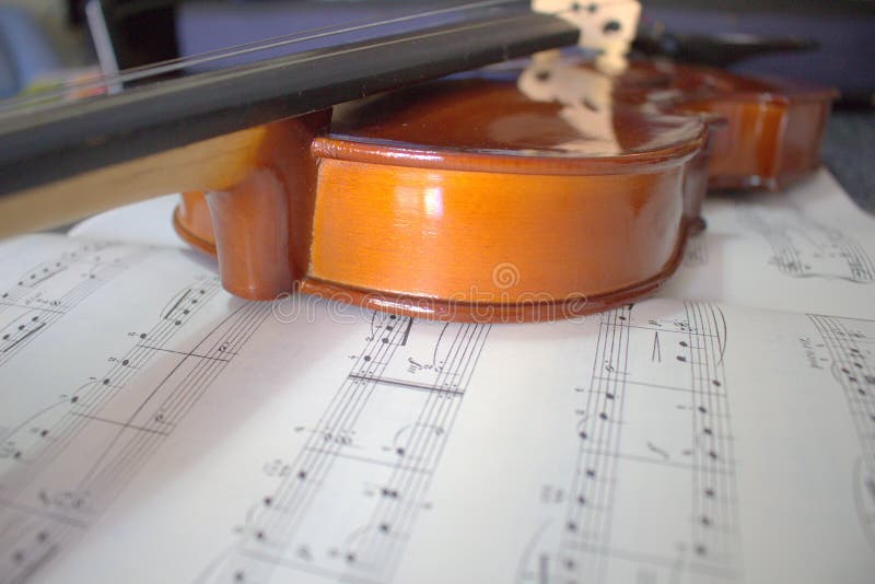 Close Up of a Violin, Stringed Musical Instrument Stock Image - Image ...