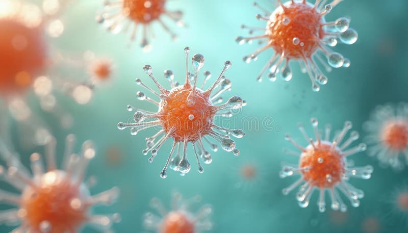 Close Up Visualizes Cellular Ageing, Stress. Orange Cells Symbolize ...