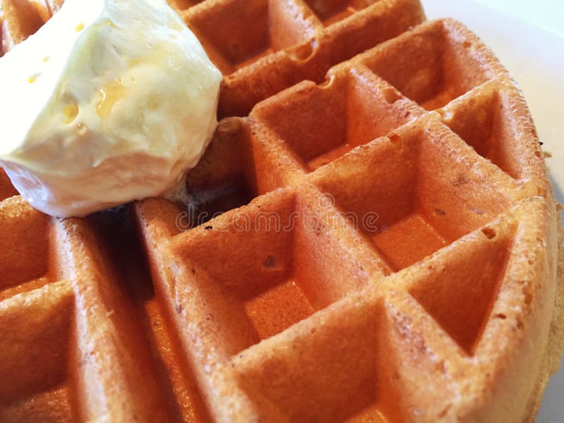 A close up of a waffle stock image. Image of delight - 17290189