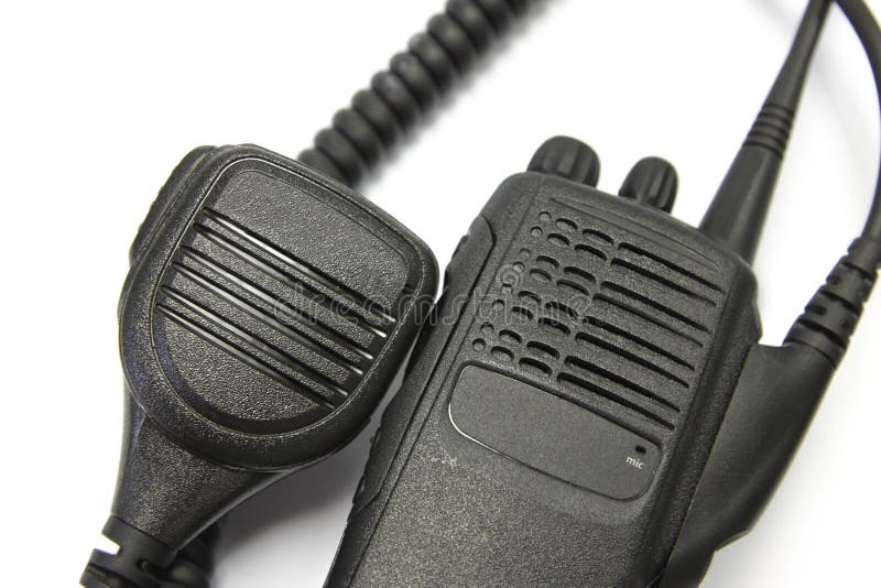 Close Up of Walkie Talkie Controls Stock Image - Image of police ...