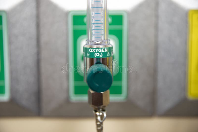 Oxygen in a Hospital Setting Stock Image - Image of patient, oxygen ...