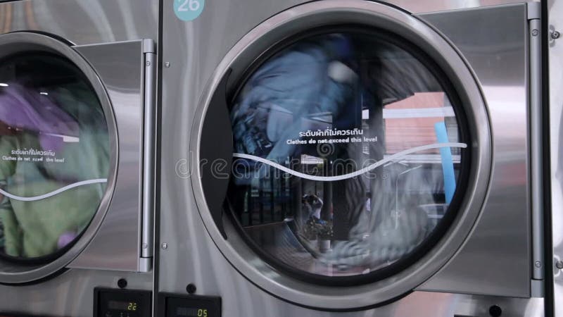 The Washing Machine is Running. Stock Footage - Video of equipment ...