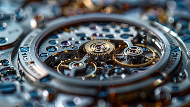 A Close Up of a Watch with the Inner Workings Visible Stock Photo ... A Close Up of a Watch with the Inner Workings Visible Stock Photo ...