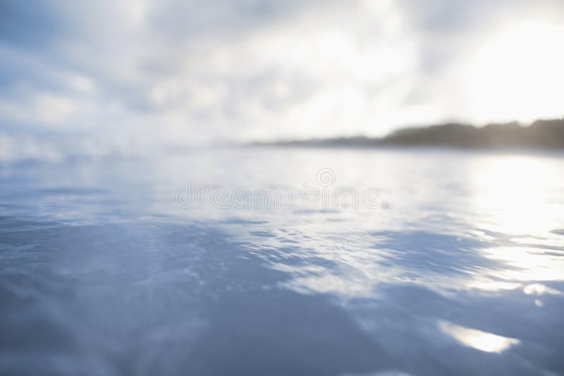 Close-up of Water at the Beach Stock Photo - Image of deep ...