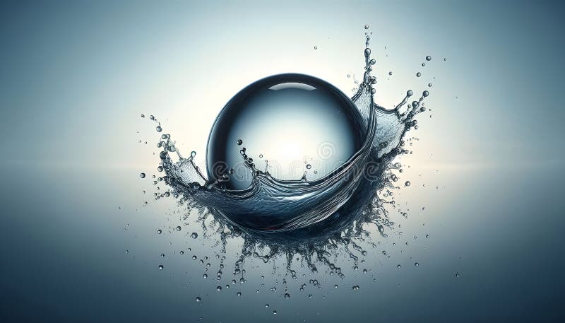 Close-up Water Drop Splash on White Background Stock Photo - Image of ...
