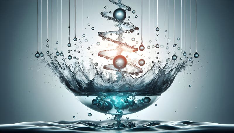 Close-up Water Drop Splash on White Background Stock Photo - Image of ...