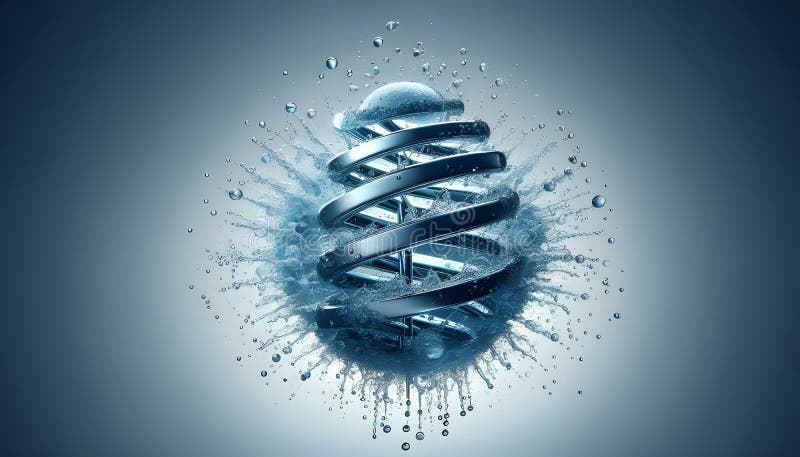 Close-up Water Drop Splash on White Background Stock Image - Image of ...