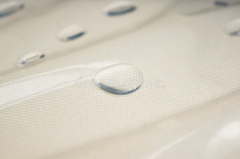 Close Up of Water Droplets on Plastic Stock Image - Image of plastic ...