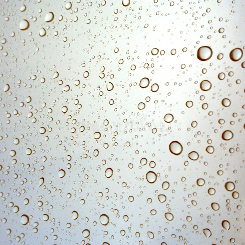 Water Drops on Glass Surface As Background Stock Image - Image of brown ...