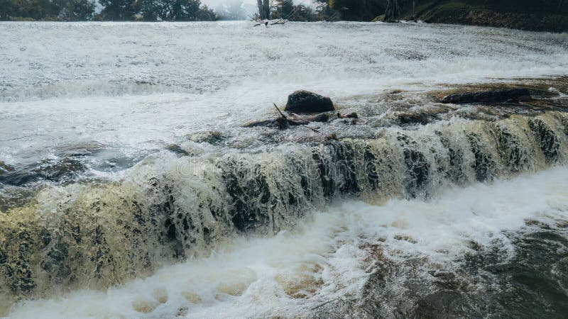 Close Up of the Water Flowing at the River Stock Photo - Image of ...
