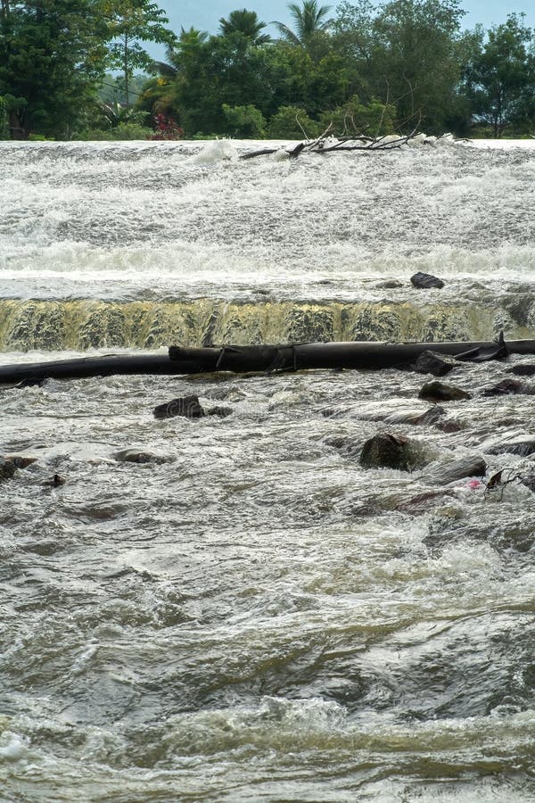 Close Up of the Water Flowing at the River Stock Photo - Image of blue ...