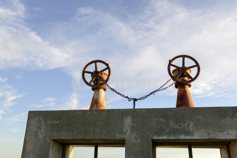 Close up of water gate stock image. Image of power, engine - 81017439