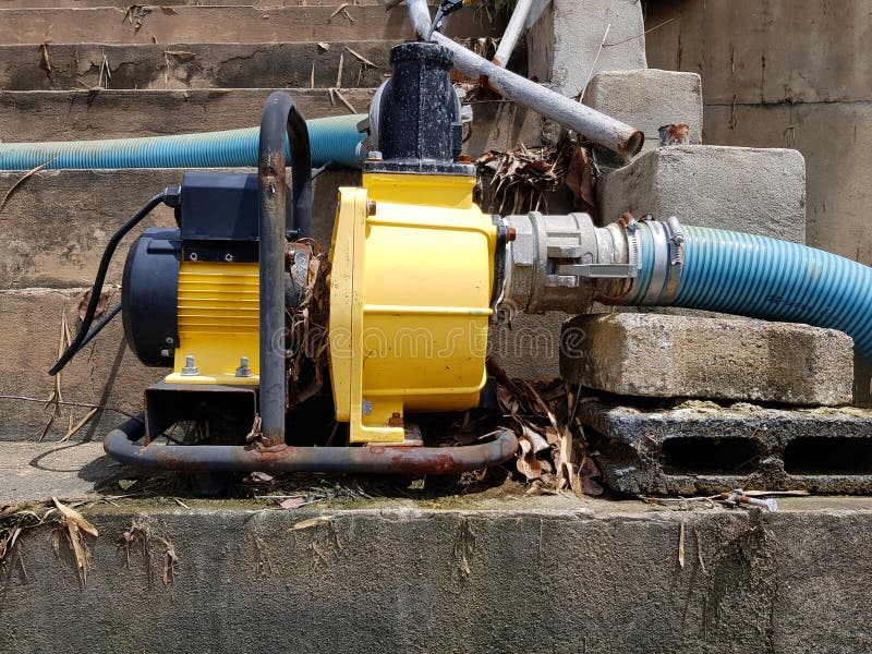 Close Up of Water Pump on Floor Stock Image - Image of waterpump ...