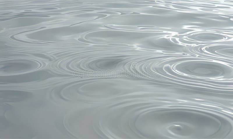 Close Up Water with Ripple Patterns Stock Illustration - Illustration ...