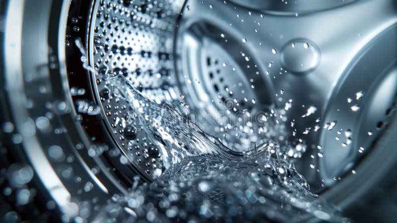 The Washing Machine Splash.AI Generated Image Stock Photo - Image of ...