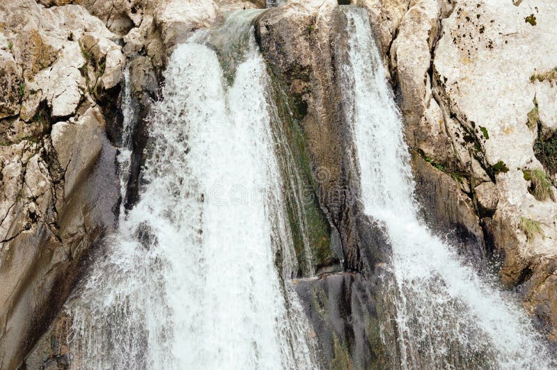Close-up of a Waterfall. Background Stock Photo - Image of black ...