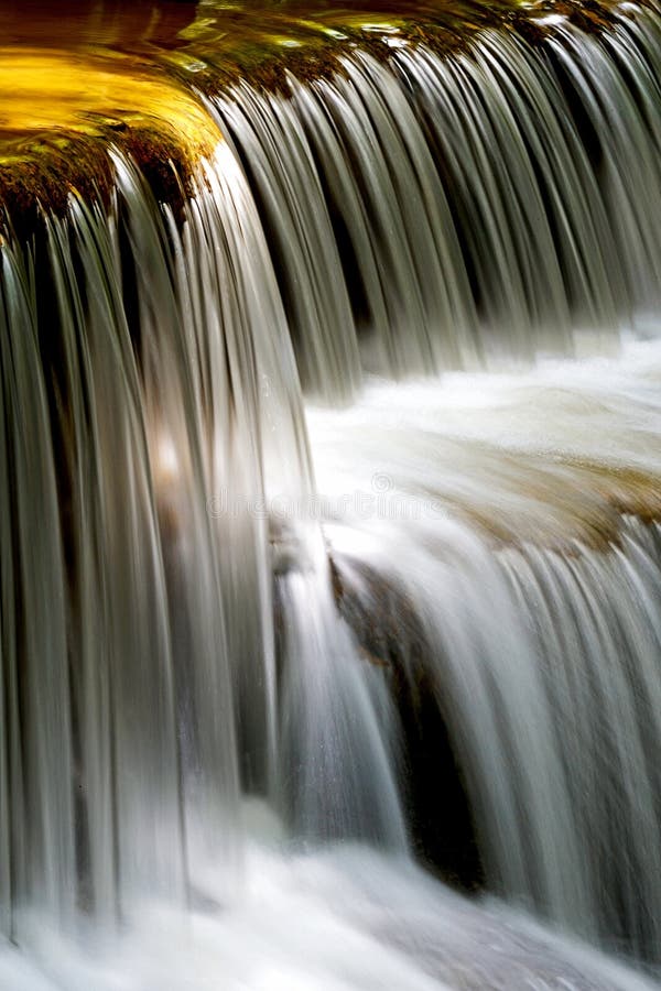Close up waterfall stock photo. Image of motion, leaf - 136670184