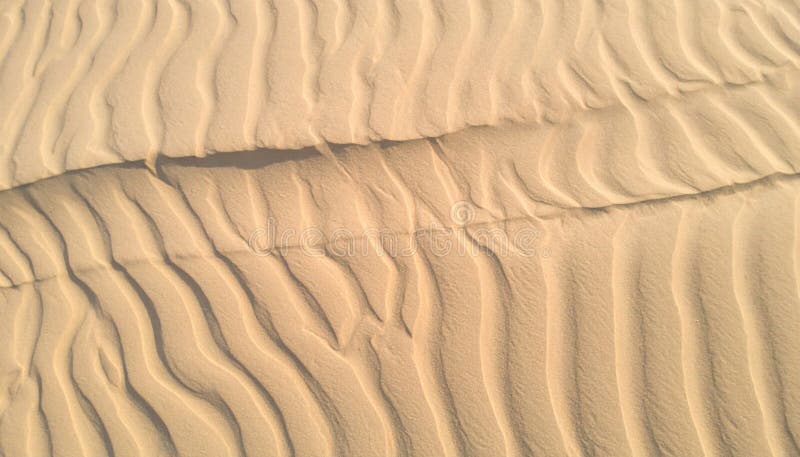 Close Up of Wavy Sand Texture in Desert Beige and Brown Color in ...