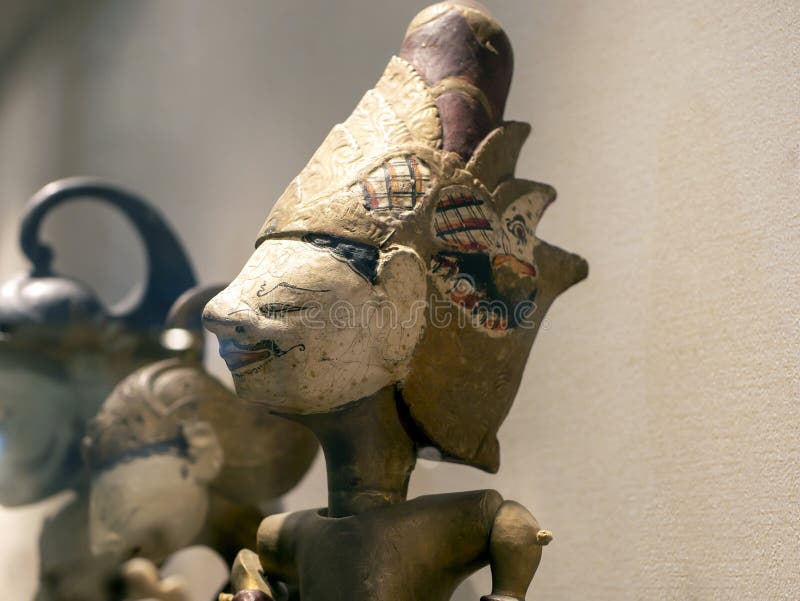 Traditional Puppet from Java Named Wayang Kulit. Editorial Stock Photo ...