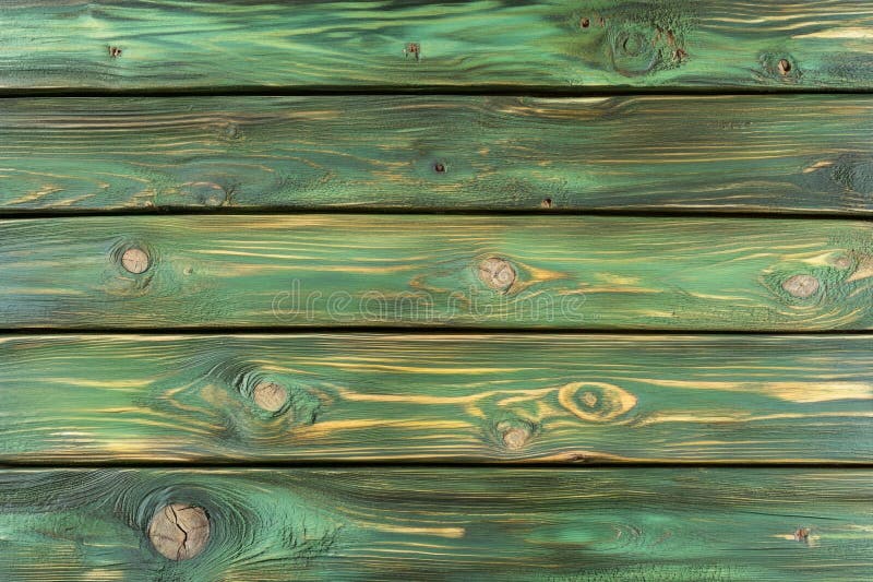 Weathered Green Wooden Planks Texture, Rustic Look. AI Image Stock ...