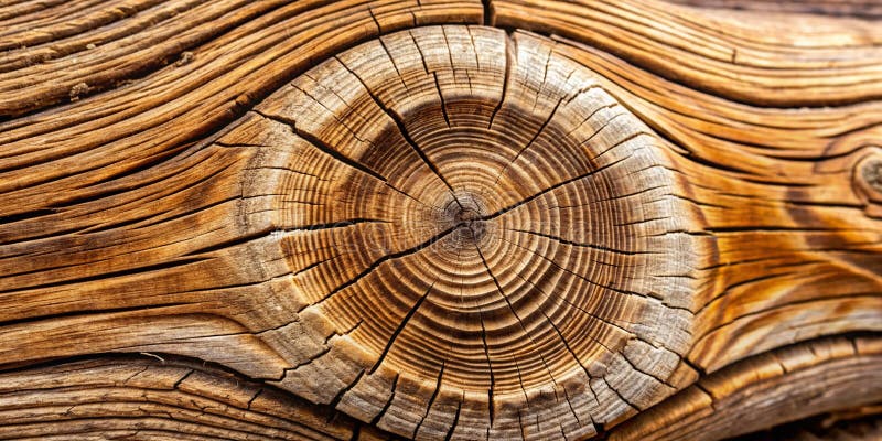 Close-up of Weathered Maple Log with Wood Grain Patterns Stock ...