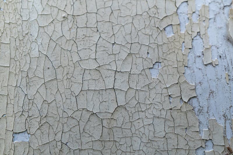 Weathered and Peeling Paint on Wooden Door Set in Old Brick Wall Stock ...