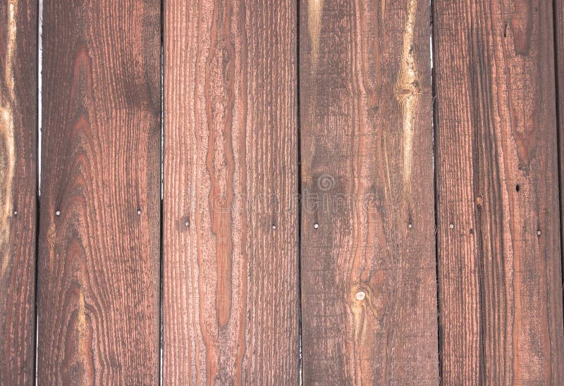 Close Up of a Weathered Stained Wooden Fence Stock Photo - Image of ...