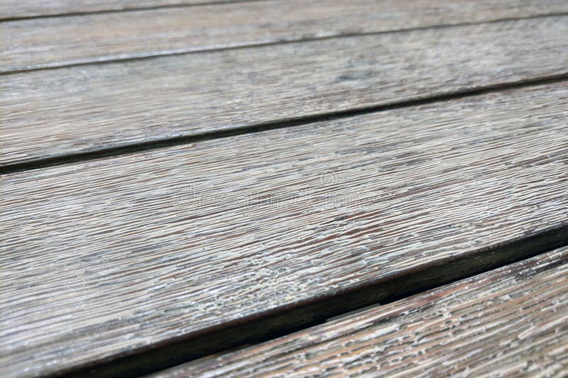 Close-Up of Weathered Wooden Deck Planks with Natural Texture Stock ...
