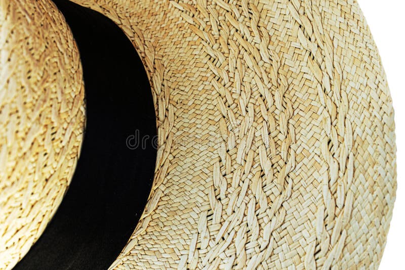 Close Up of Weave Pattern Made from Straw. Stock Image - Image of hats ...