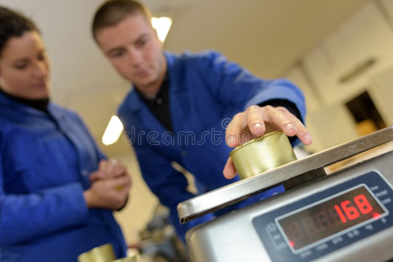 Close up weighing can stock image. Image of digital - 264392479