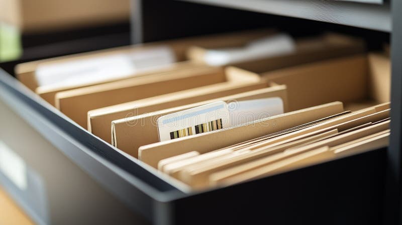 Close-up of a Well-organized Shipping Box with Clear Labels and Quick ...