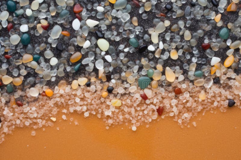Close-up of Wet, Compact Sand at Seashore Stock Photo - Image of ...