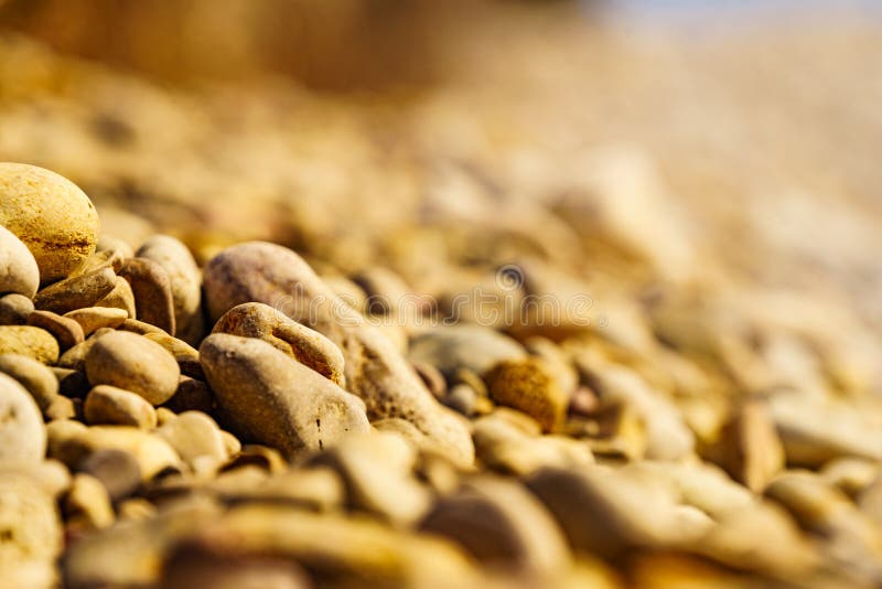 Close Up Wet Stone Pebble on Beach Stock Photo - Image of water, stone ...