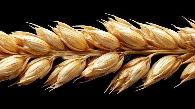 Close Up of Wheat Field with the Sun Shining. Generative AI Stock ...