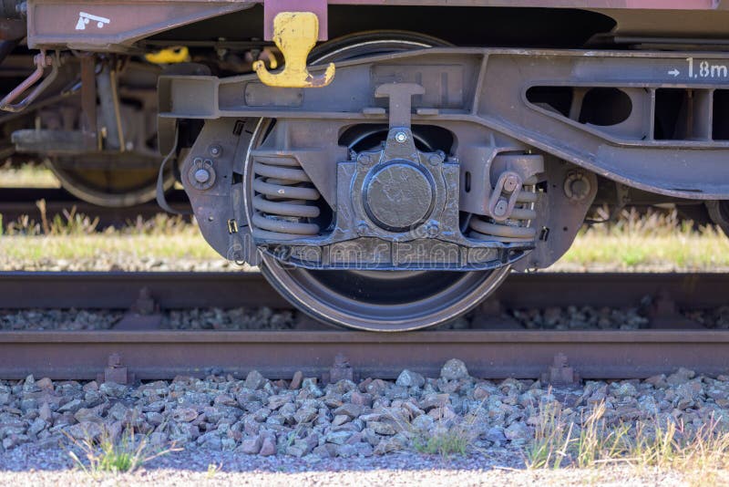 Close Up of a Wheel of an Train Stock Image - Image of historic, travel ...