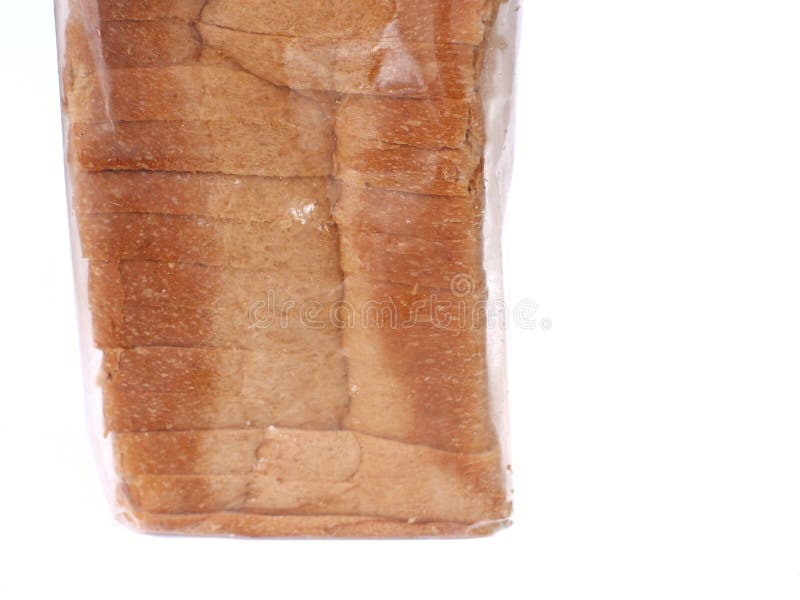 Close Up of White Bread Packed in Transparent Plastic Container ...