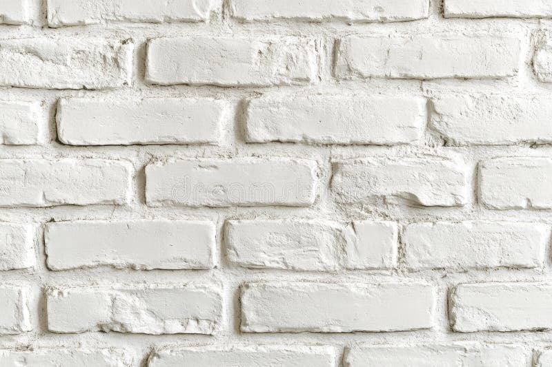 White Brick Wall Texture with Mortar Lines Stock Illustration ...