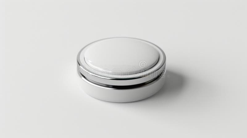 Minimalistic White Button Smooth Surface Stock Photos - Free & Royalty ...