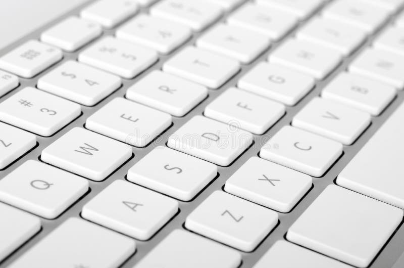 Close-up computer keyboard stock photo. Image of information - 107573500