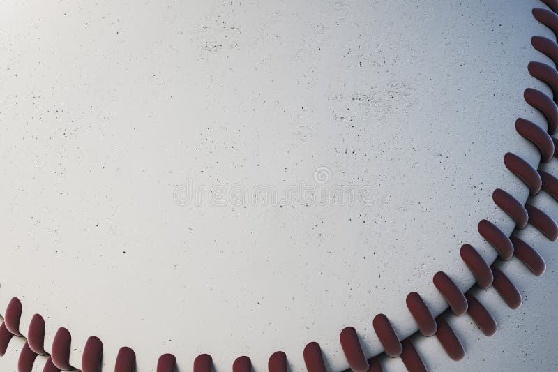 Close Up of Cricket Ball Texture with Mock Up Place. Ball with Stitches ...