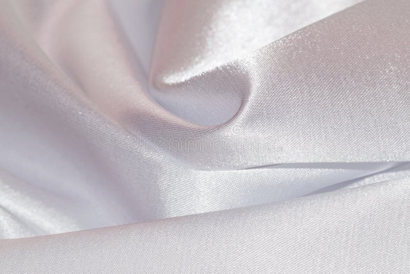 Close Up of White Draped Textile Material. Stock Photo - Image of fibre ...
