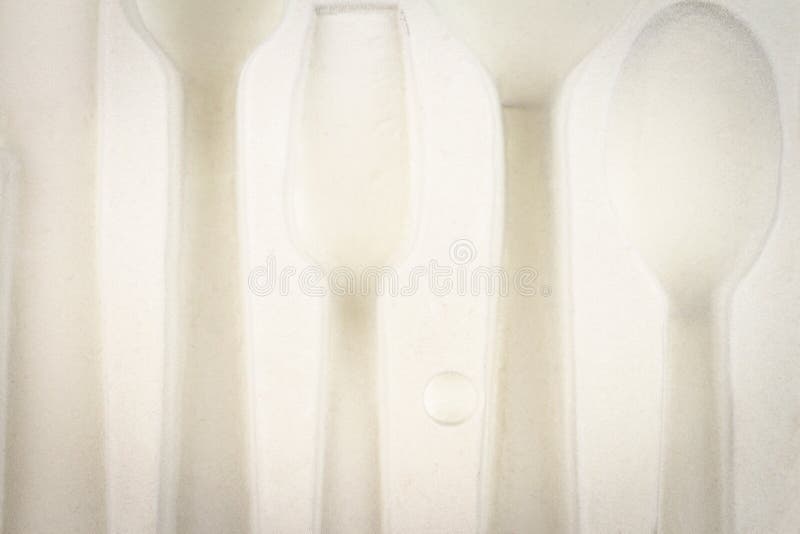 Close Up of Empty Paper Cutlery Box Stock Image - Image of elegance ...
