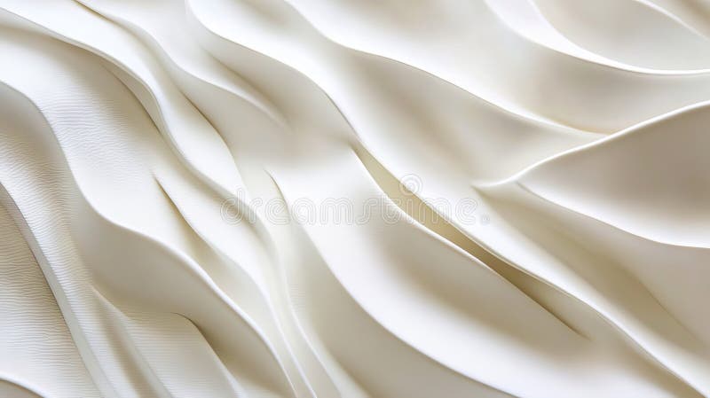 A Close Up of a White Fabric with Ruffles on it Stock Image - Image of ...