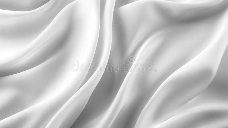 Close Up of White Fabric with Very Smooth Design on it. Generative AI ...