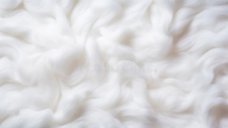 Close-up of White Fluffy Cotton Background, Abstract Luxury Wadding ...