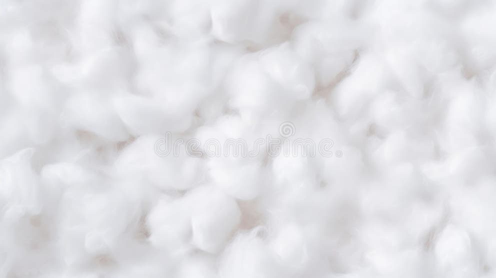 Close-up of White Fluffy Cotton Background, Abstract Luxury Wadding ...